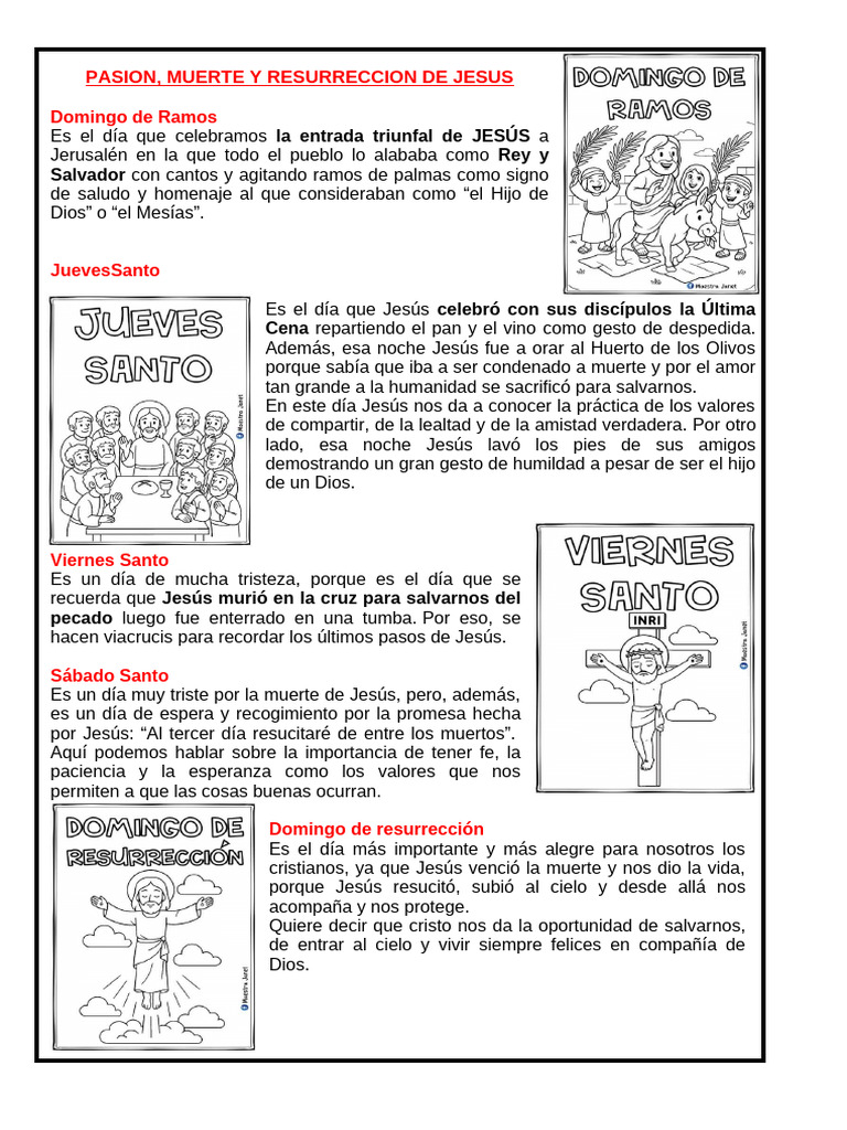 Lectura Semana Santa | PDF