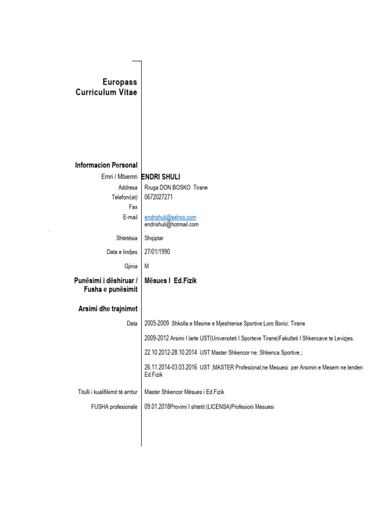 Endri Shuli | PDF