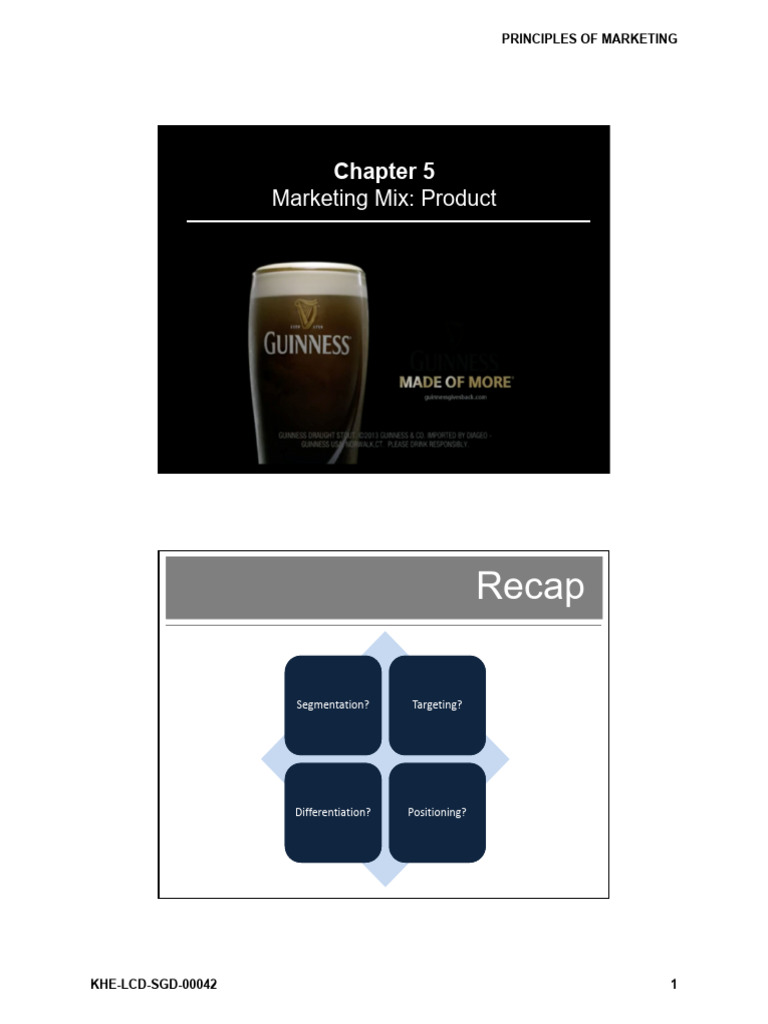 Session 6-Marketing Mix - Product-1 | PDF | Marketing | Market (Economics)