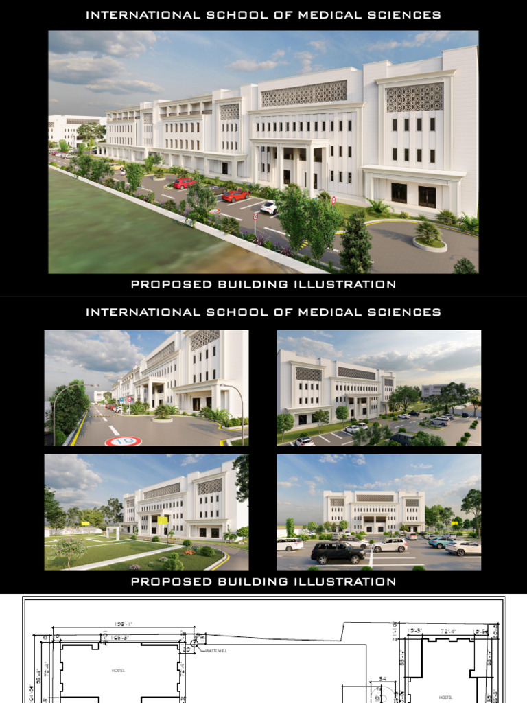 Admin Block Complete Dwgs | PDF