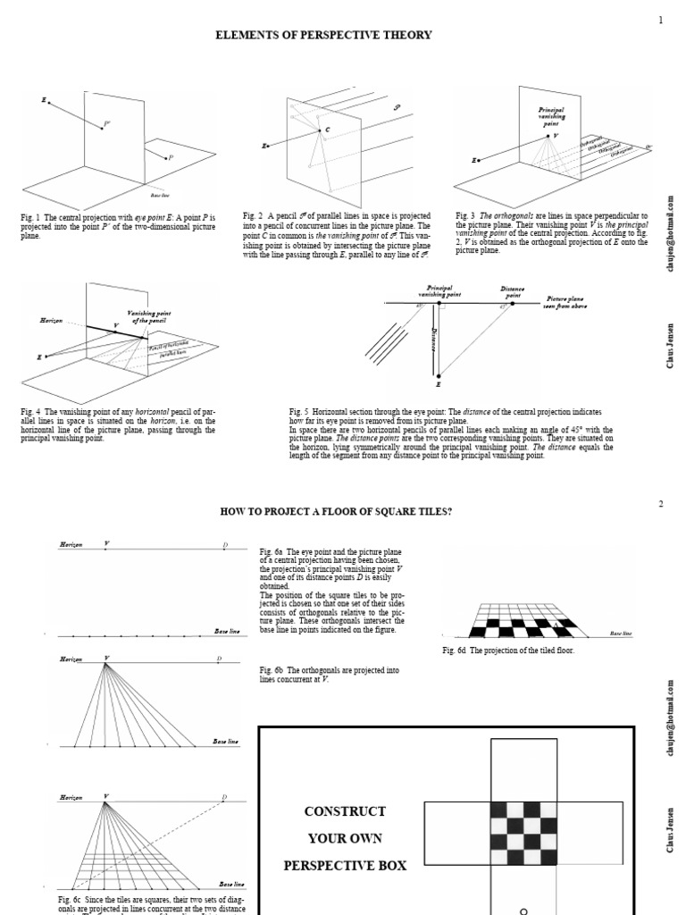 Understanding Perspective Theory Basics | PDF | Horizon | Euclidean ...