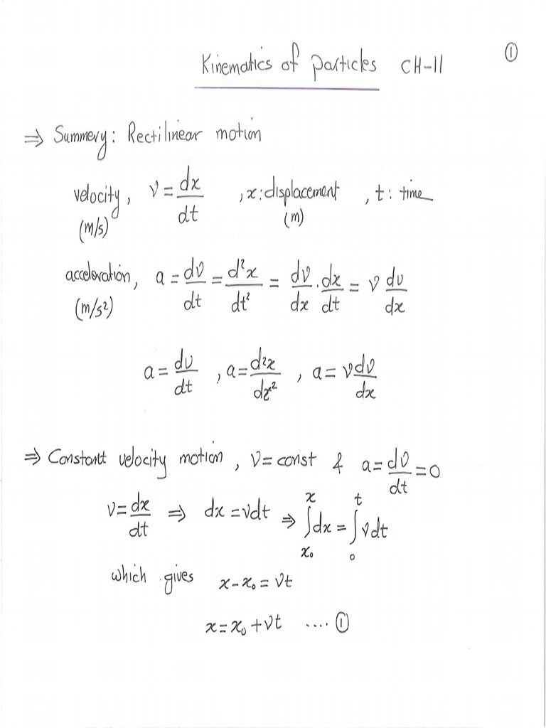Chapter 11 Extra Notes | PDF
