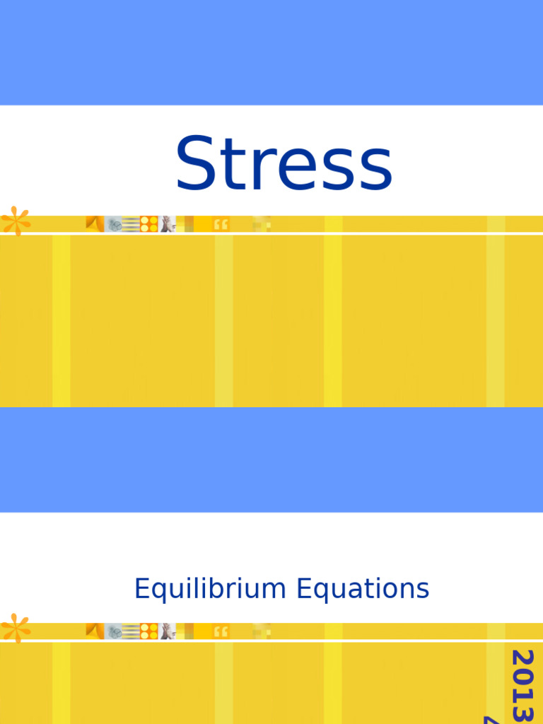 Luxy - Elasticity - Stress and Eq 130312 | PDF
