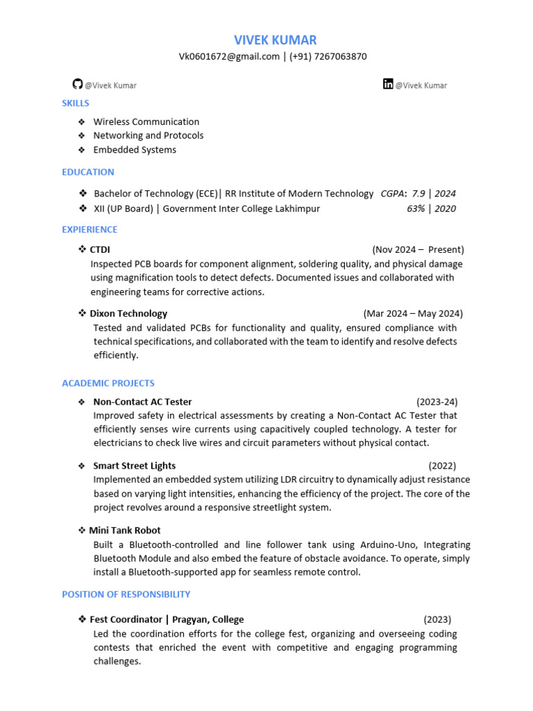 Updated Resume | PDF