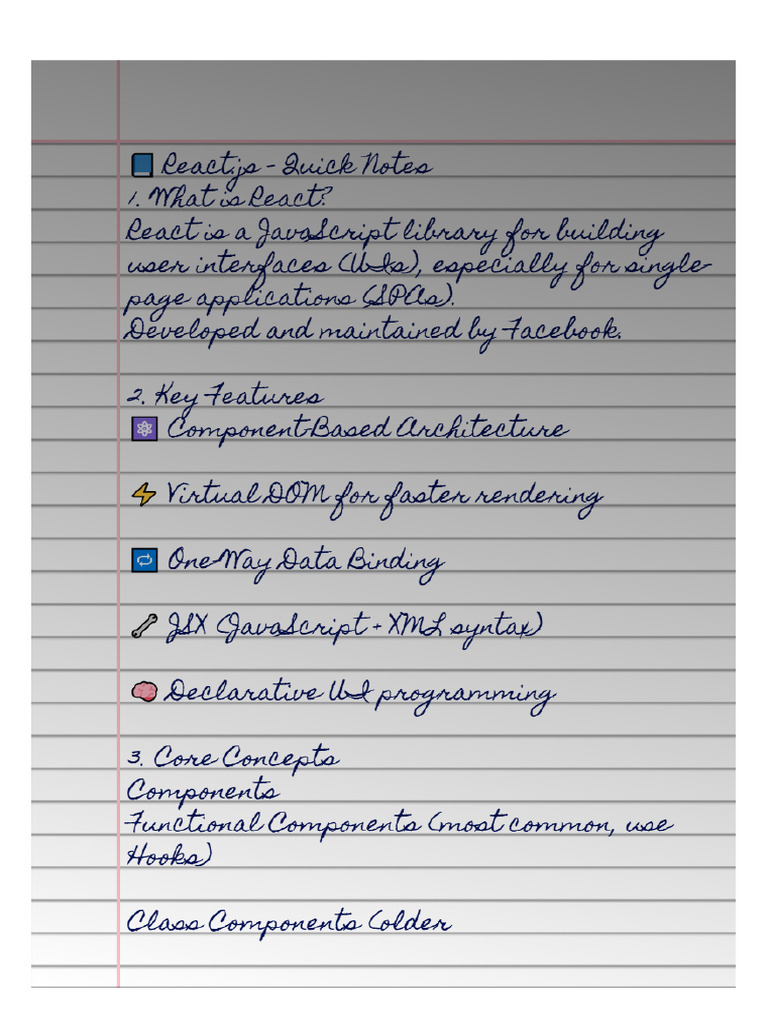 React Handwitten Research KK | PDF