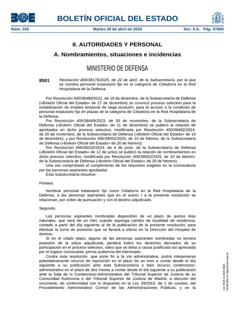 BOE-A-2025-8501 | PDF | Justicia | Crimen y violencia