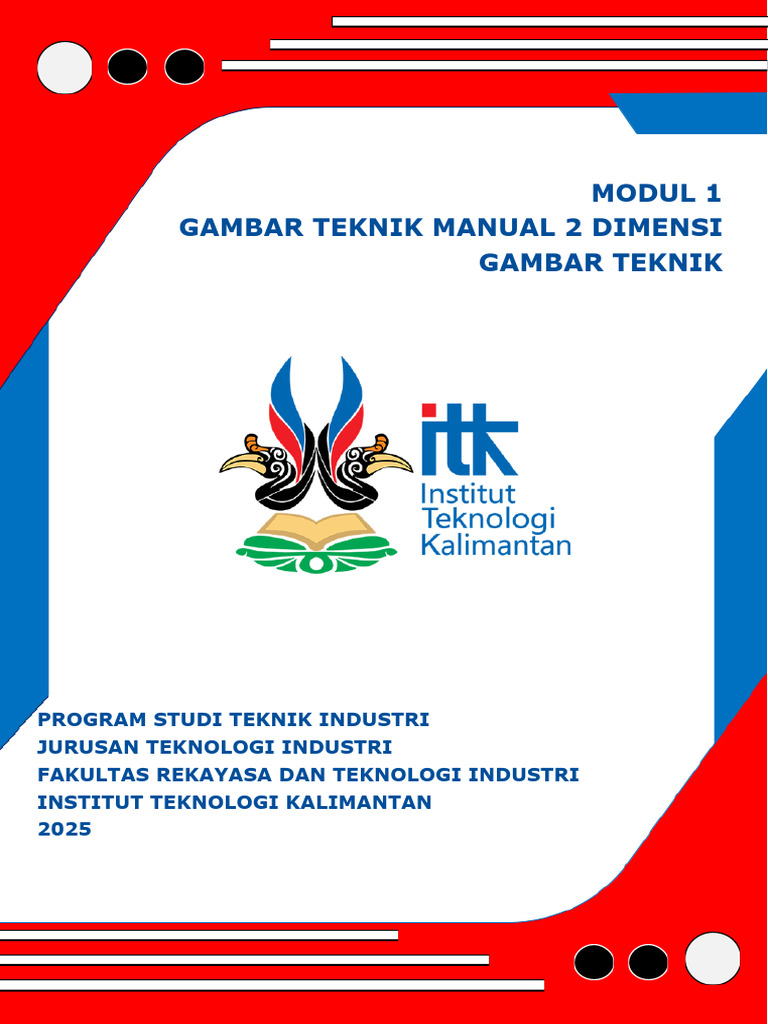 Modul Gambar Teknik 2025 (M1) | PDF
