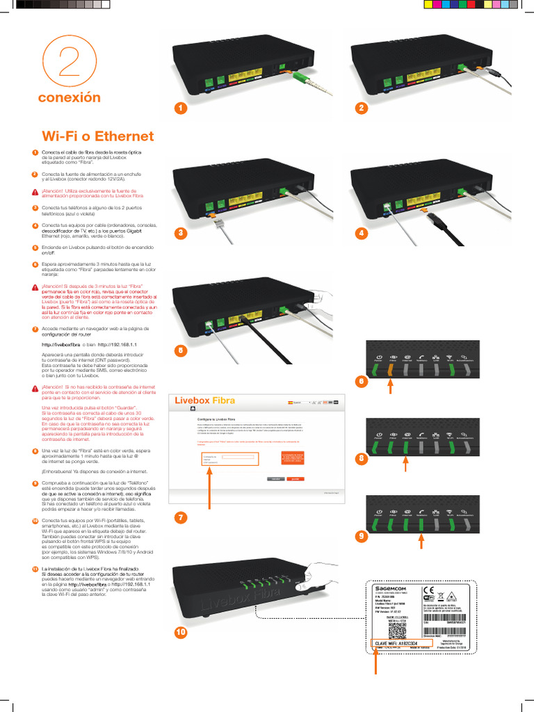 859 - Guia Rapida Del Livebox Fibra Sagemcom | PDF | Smartphone ...