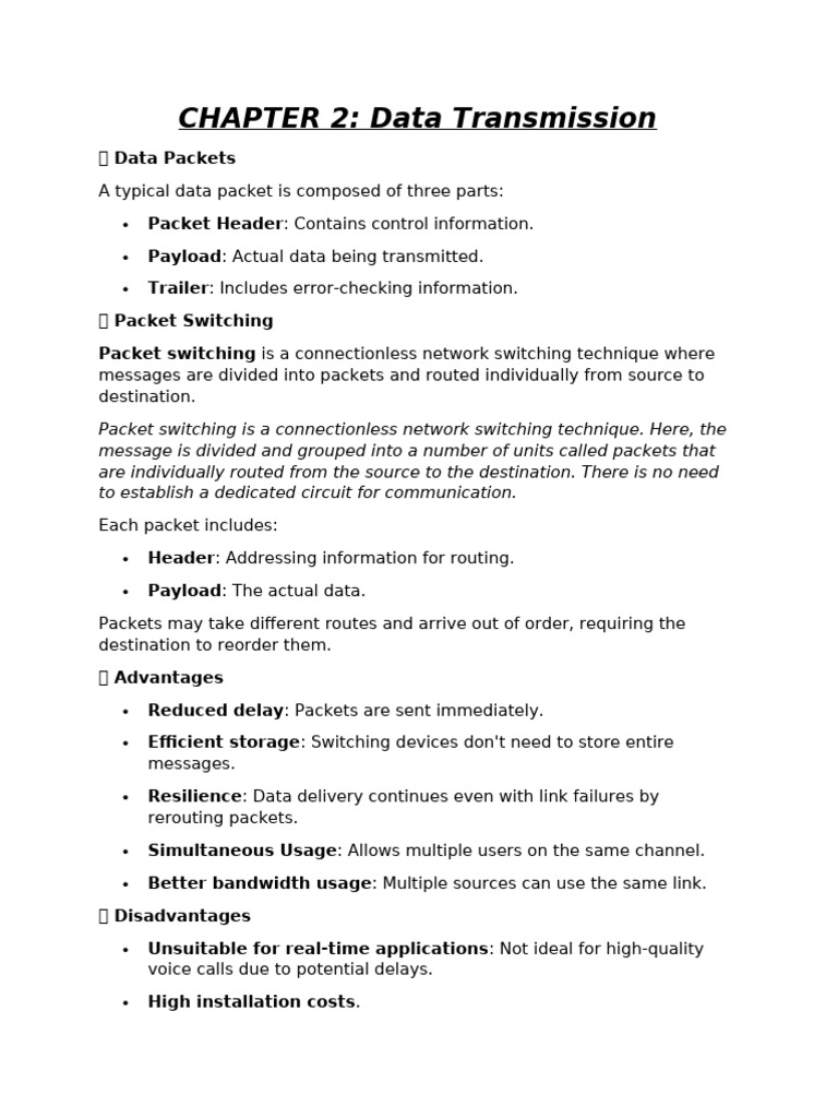 CHAPTER 2 - Data Transmission | PDF | Key (Cryptography) | Public Key Cryptography