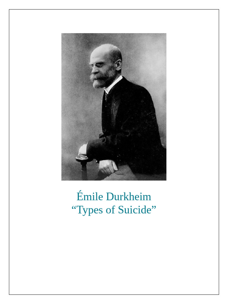 Emile Durkheim Suicide Theory 05102024 092417am | PDF | Émile Durkheim