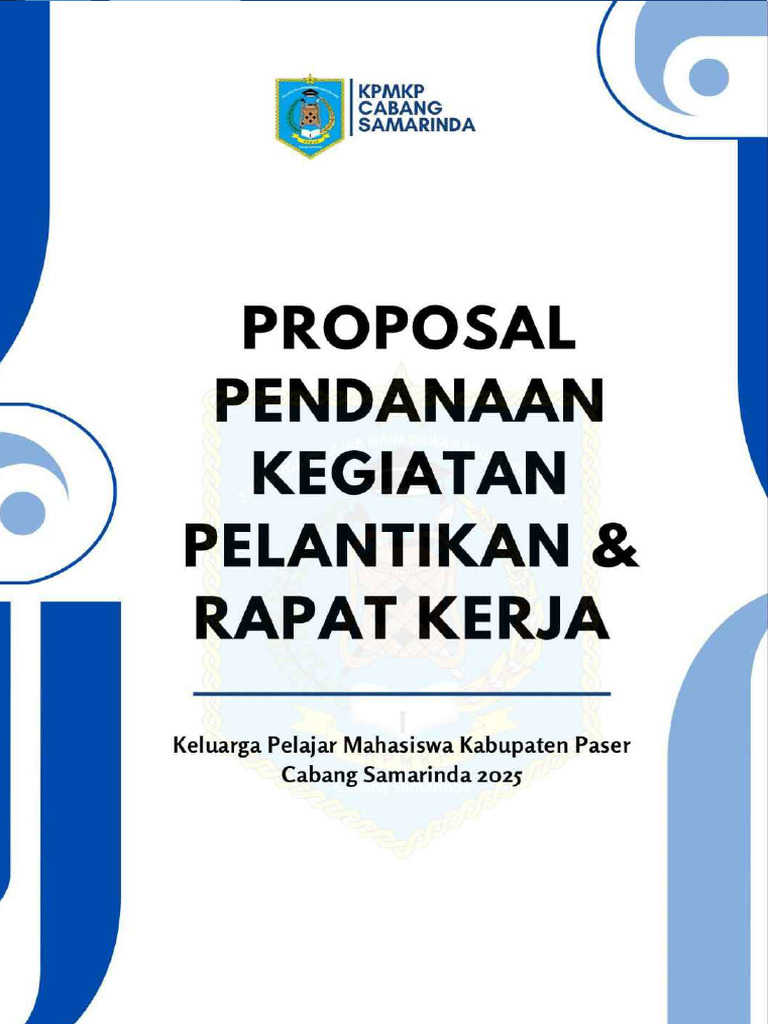 PROPOSAL PELANTIKAN & RAKER KPMKP-2025_compressed | PDF