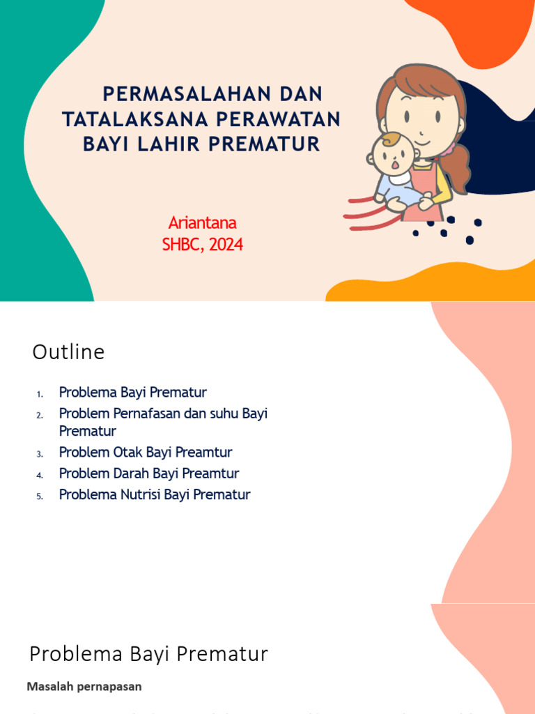 Masalah Dan Tatalaksana Bayi Prematur | PDF | Low Birth Weight | Calorie
