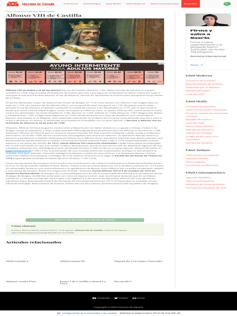 Alfonso VIII de Castilla: Vida y Legado | PDF