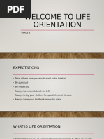 Life Orientation Grade 8 | PDF | Self Concept | Psychology