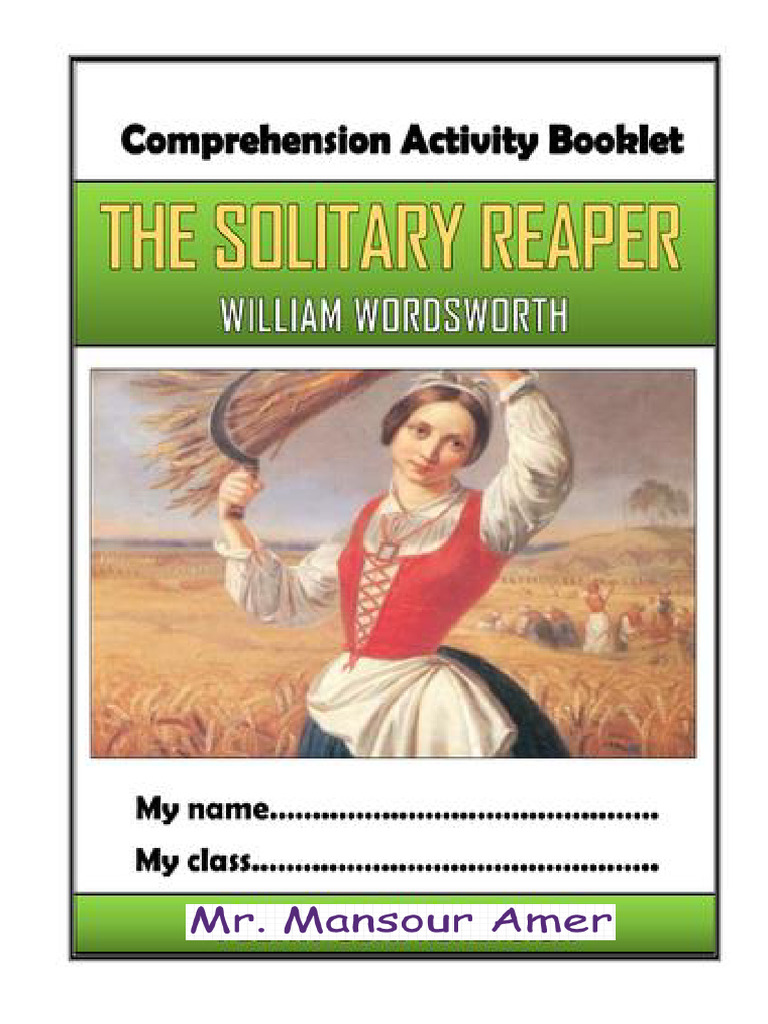 Understanding Wordsworth's Solitary Reaper | PDF