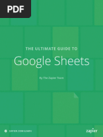 Google Sheets Tutorial With PDF Mastering Google Sheets in 2025 | PDF ...