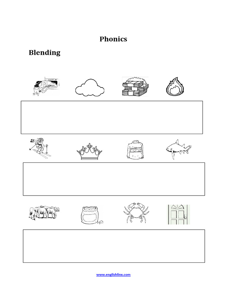 Blending Phonics Worksheet | PDF
