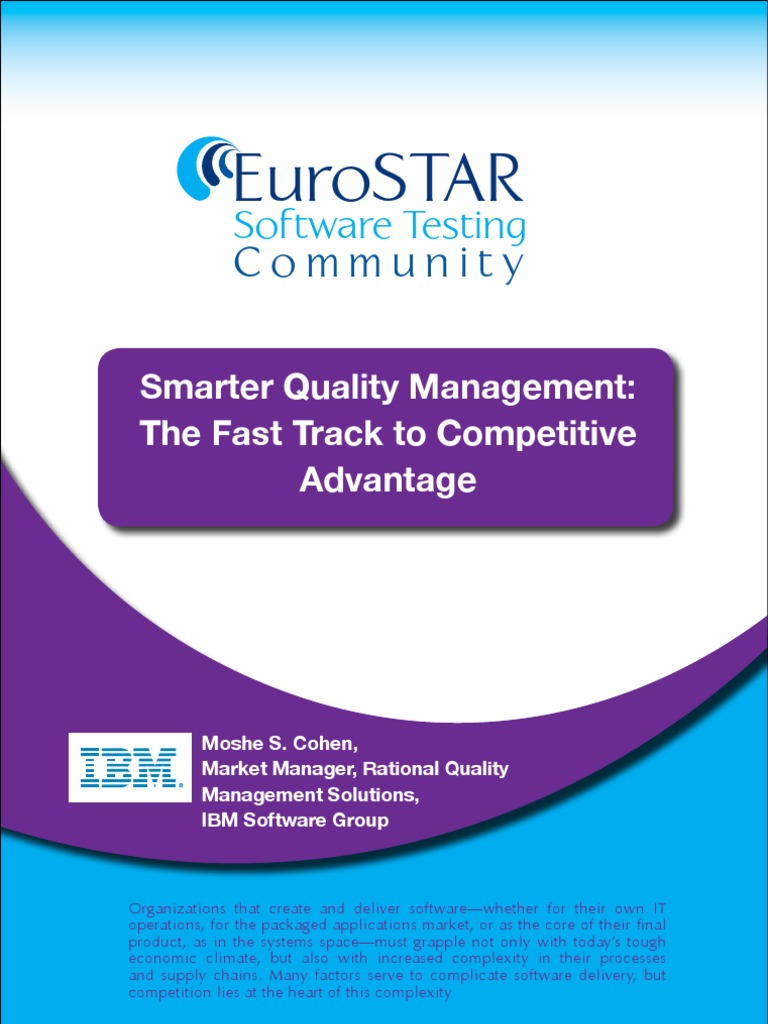 Ibm Smarter Quality Management | PDF | Quality Management | Trademark