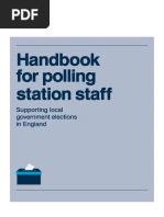 Presiding Officer Role Overview | PDF | Voting | Elections