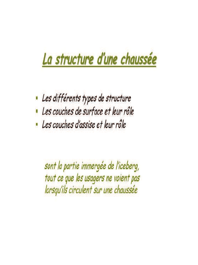 Structures de Chaussée | PDF
