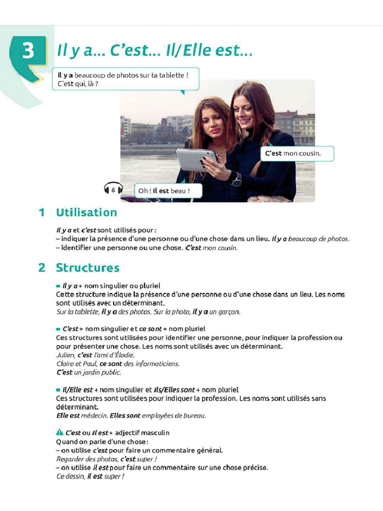 Il y A, C'est Et Il - Elle Est | PDF