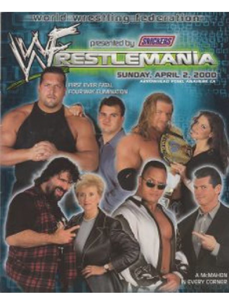 Wrestlemania 2000 Official Program | PDF