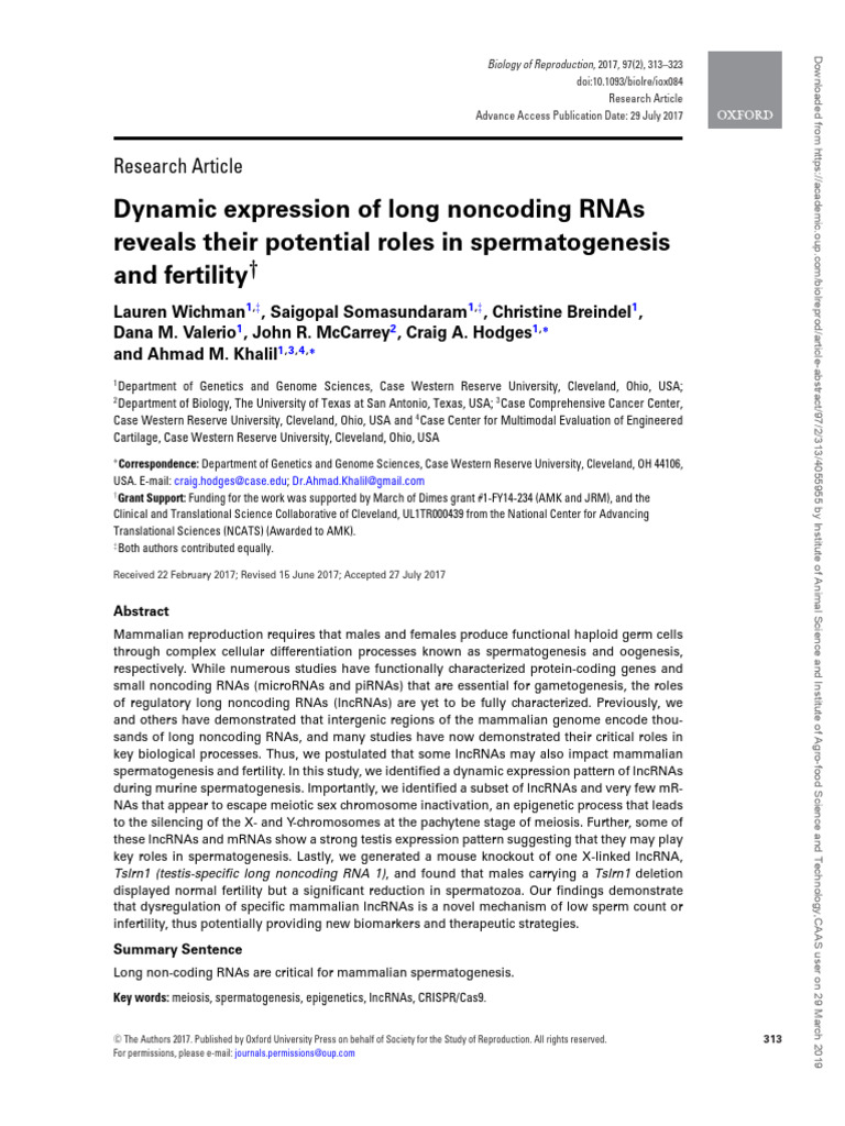 Dynamic Expression of Long Noncoding RNAs Reveals Their Potential Roles ...
