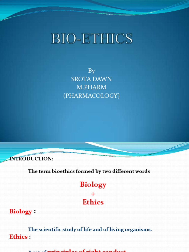 2. Bio-ethics-Researh Ethics | PDF | Phases Of Clinical Research ...