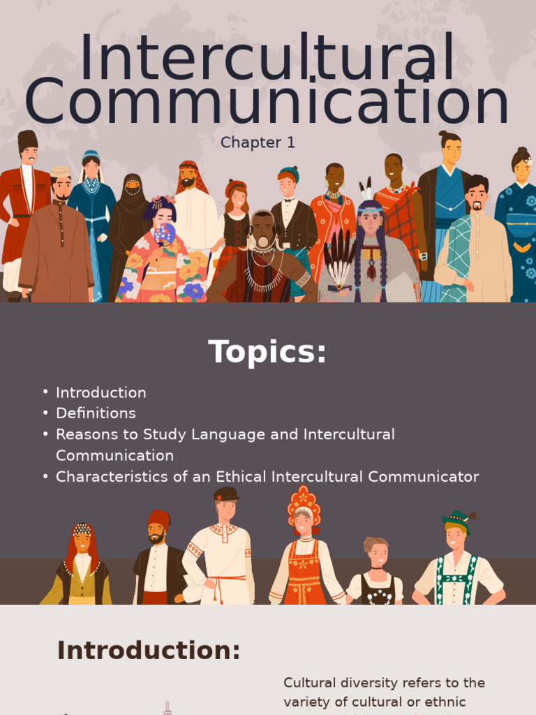 Intercultural Com Introduction | PDF | Cross Cultural Communication ...