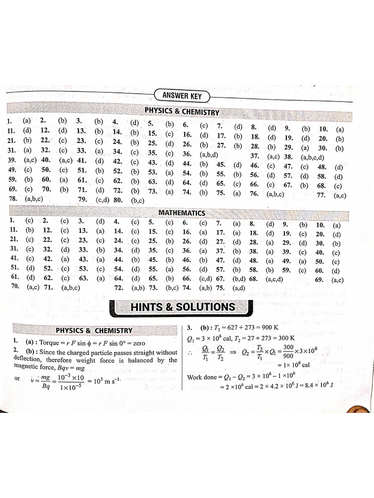 Ans Key-2 | PDF