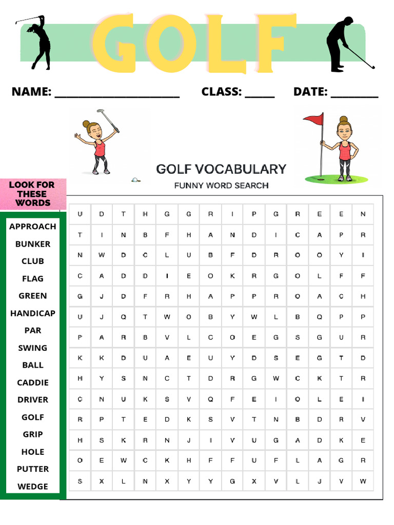 Golf Crossword | PDF