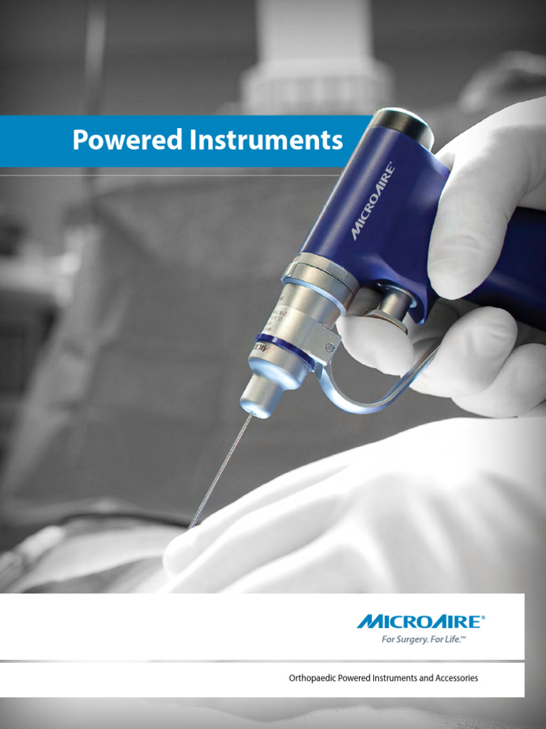 MicroAire Powered Instruments | PDF | Drill | Electrical Connector