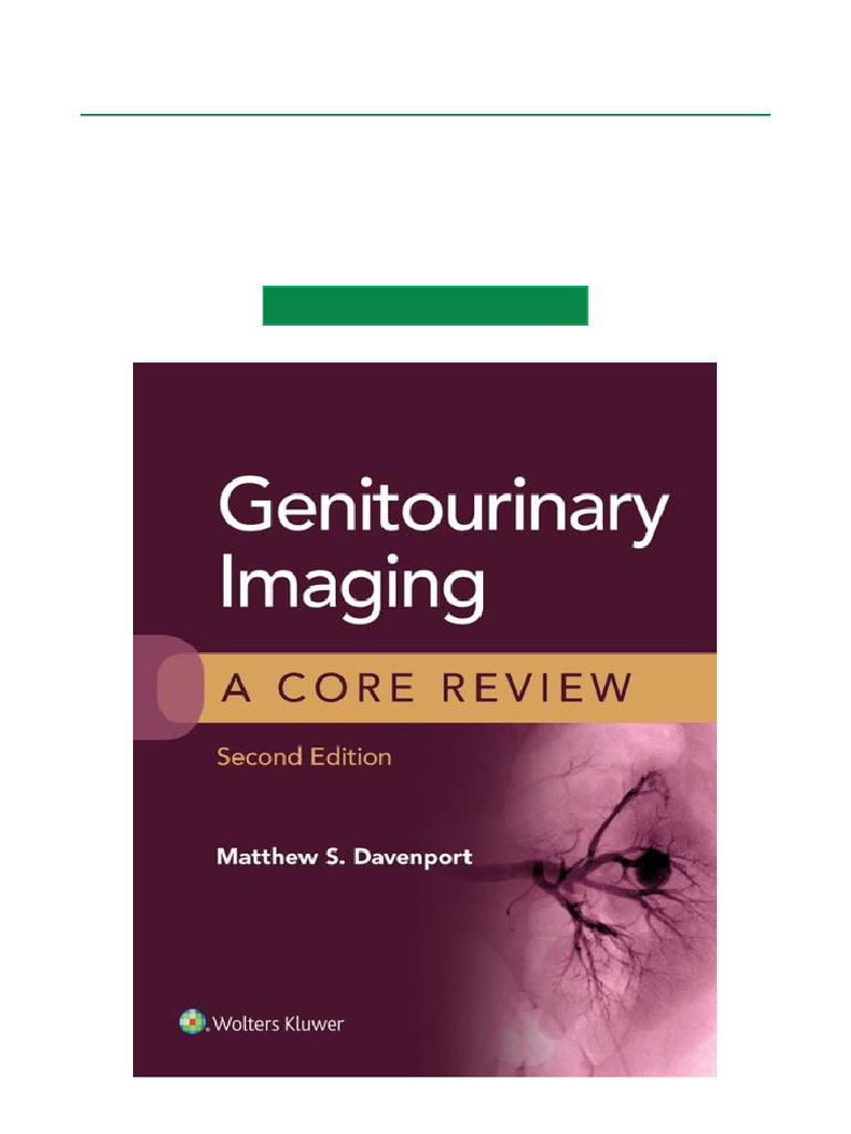 Genitourinary Imaging A Core Review, 2nd Edition PDF | PDF | Radiology ...