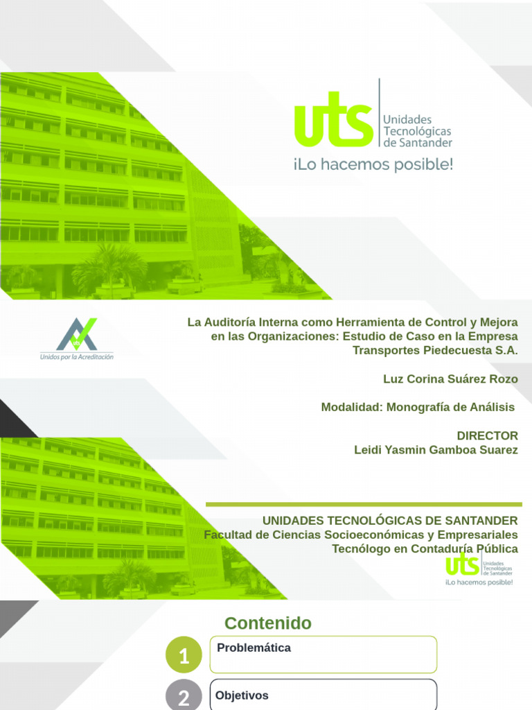 Presentación Luz Corina Suárez | PDF | Auditoría | Cumplimiento normativo