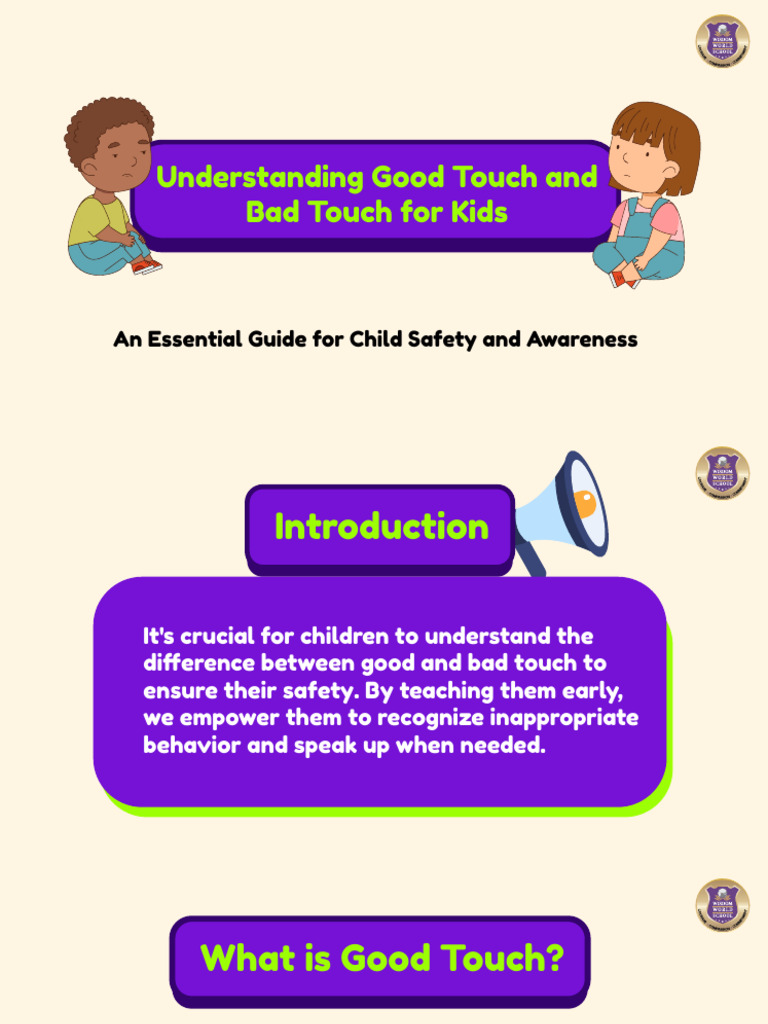 On Good Touch and Bad Touch | PDF