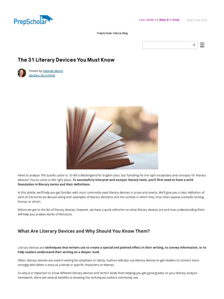 literarydevices | PDF