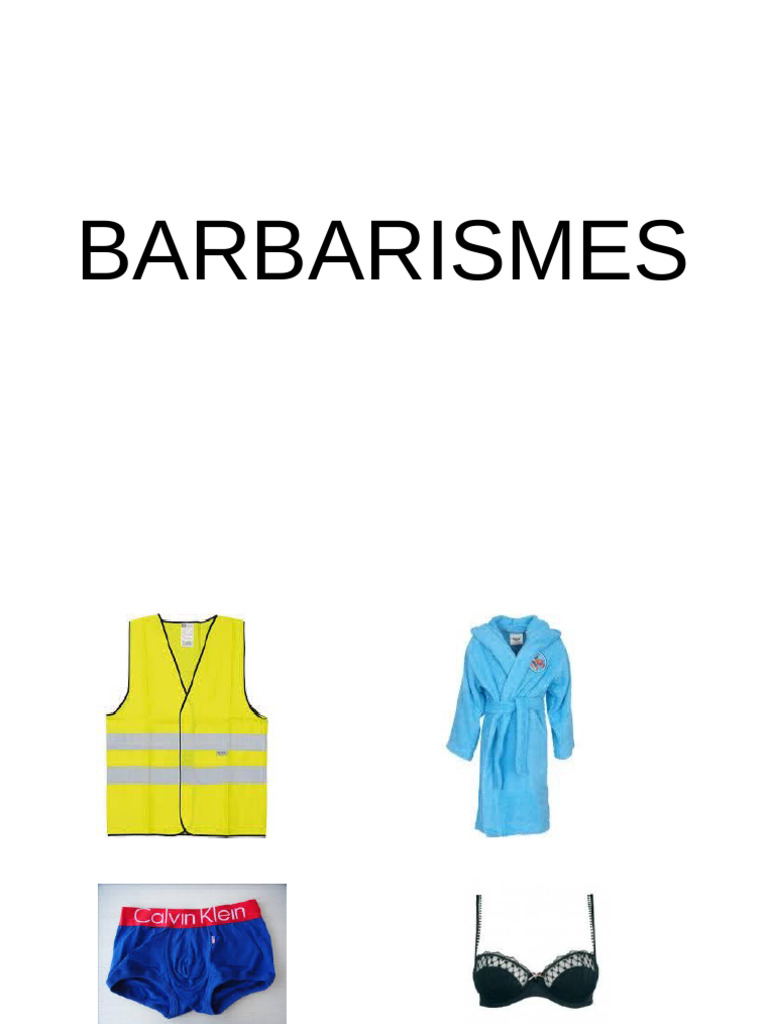 Diapositives de Barbarismes | PDF