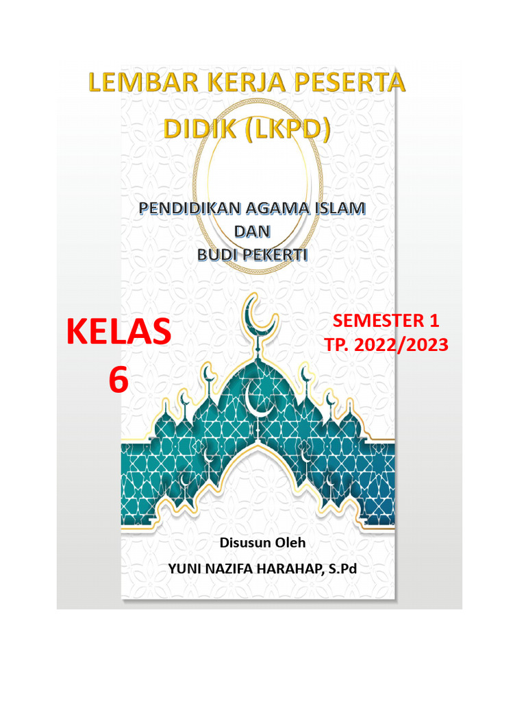 LKPD PAI 6 Sem 1 TP. 2022 - 2023 | PDF