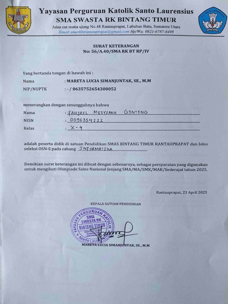 Surat Fahjril - 2 - 11zon | PDF