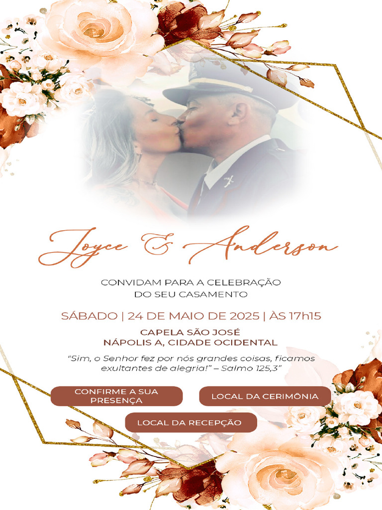 Convite De Casamento Joyce E Anderson Pdf