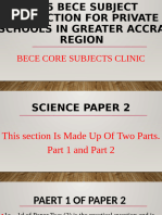2025 BECE Mathematics Sample Questions | PDF