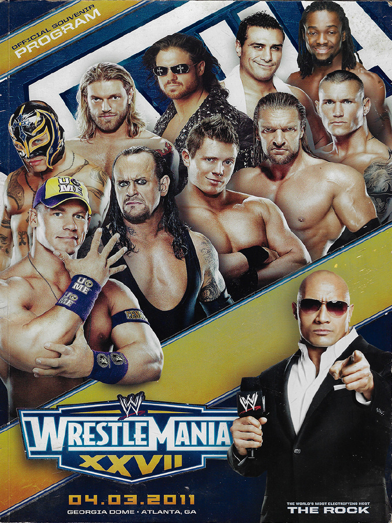 Wrestlemania 27 Program | PDF