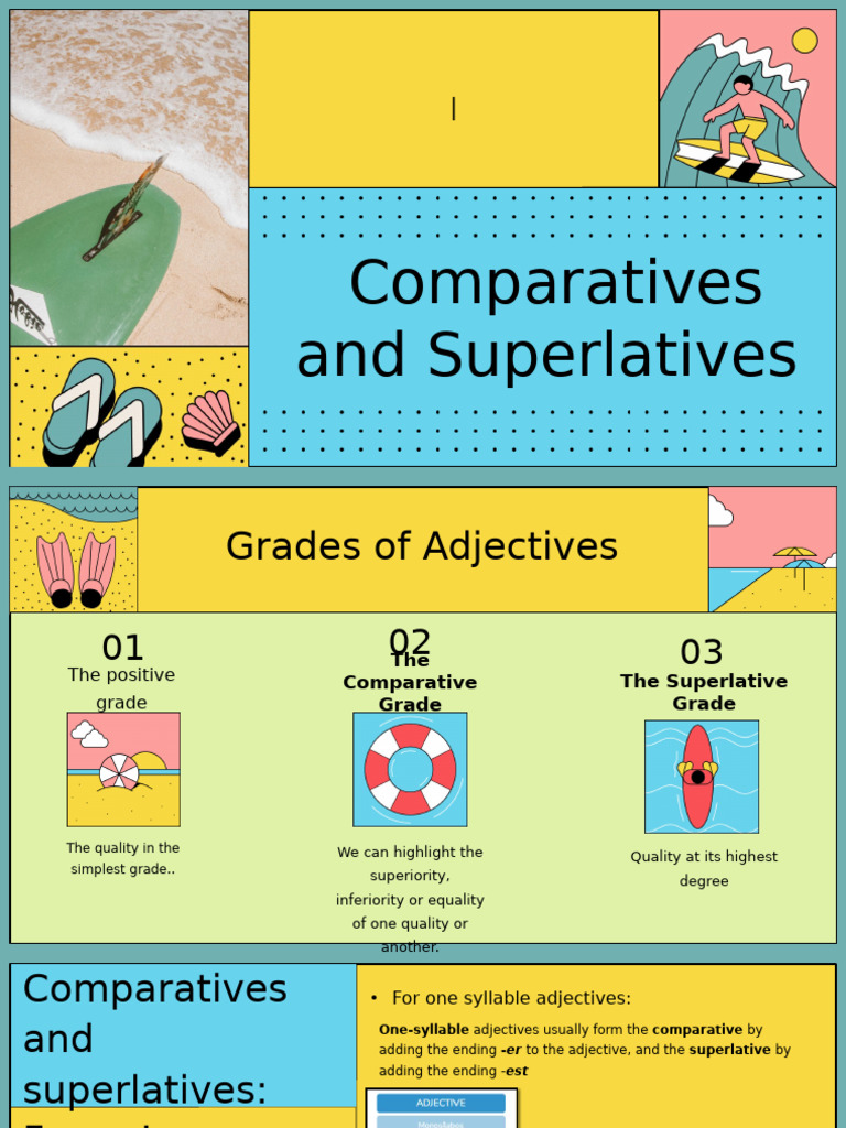 Comparatives Superlatives | PDF | Adjective | Syntax