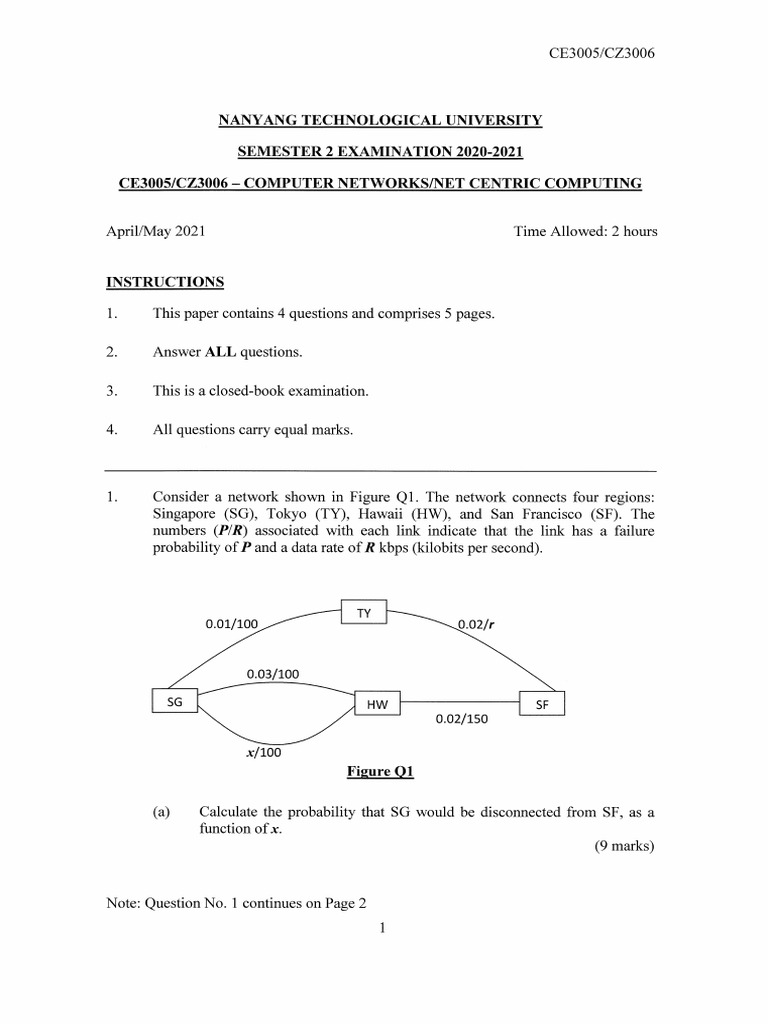 PYP SC2008 AY2021 S2 Question | PDF