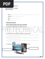 Grade 7 Pretechnical Studies | PDF