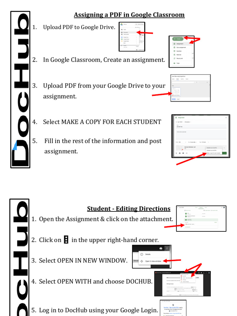 Assigning PDFs in Google Classroom | PDF