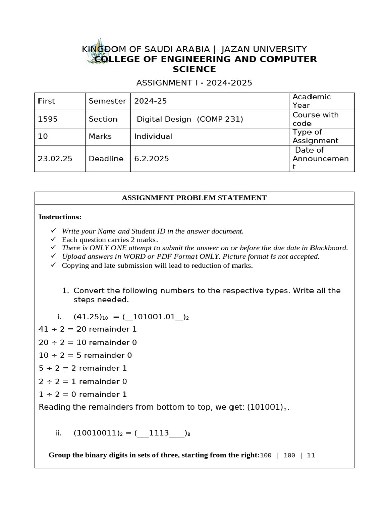 COMP-231 Assignment-1 Group 1595 | PDF | Theory Of Computation | Mathematics