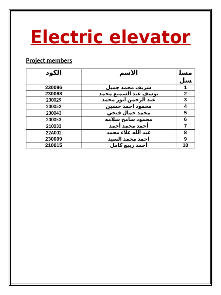 Arduino-Based Electric Elevator System | PDF | Software Engineering ...