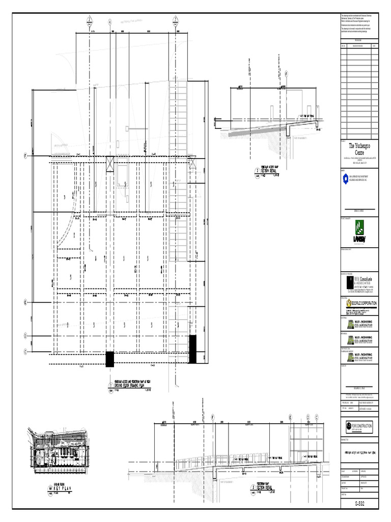 S-532 Vehicular Access and Pedestrian Ramp Detail | PDF