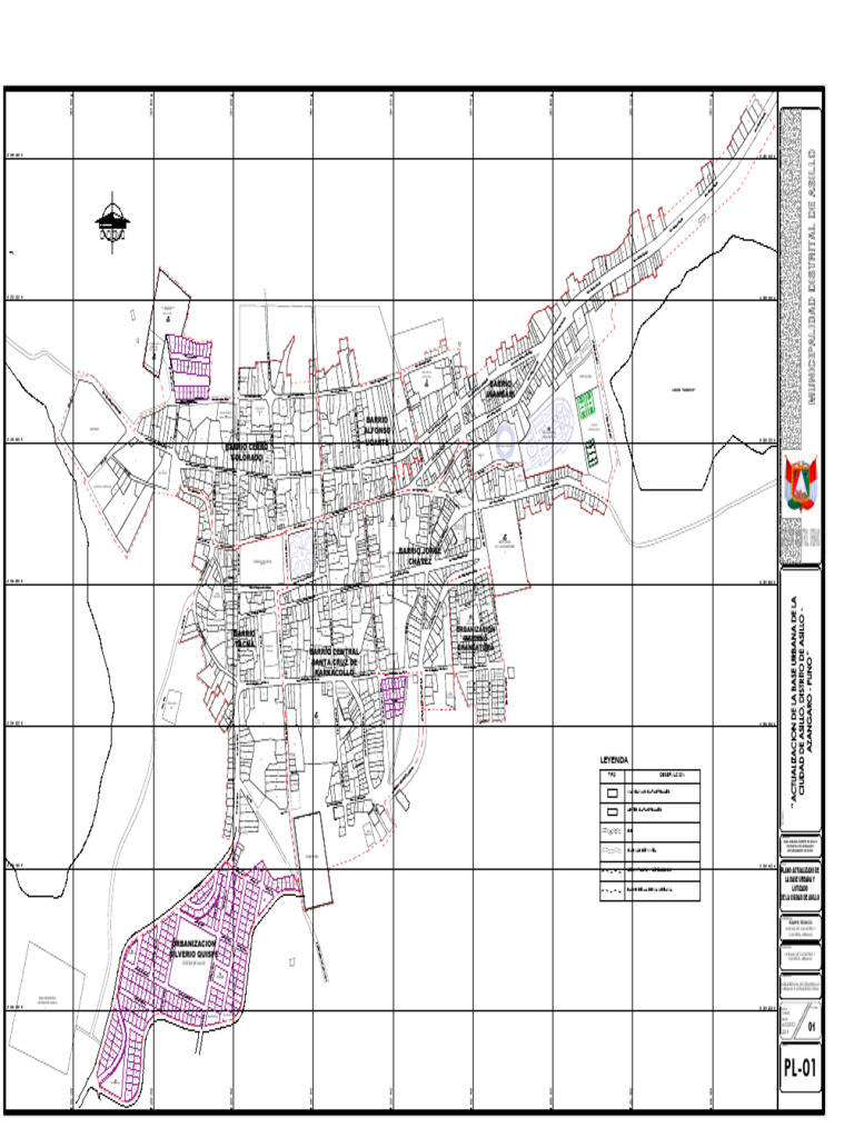 01 Plano Base Urbana de Asillo 2019-Layout2 | PDF